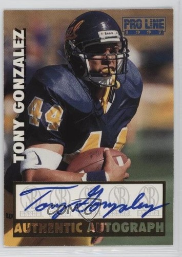 1997 Pro Line Auto Tony Gonzalez Rookie RC HOF | eBay