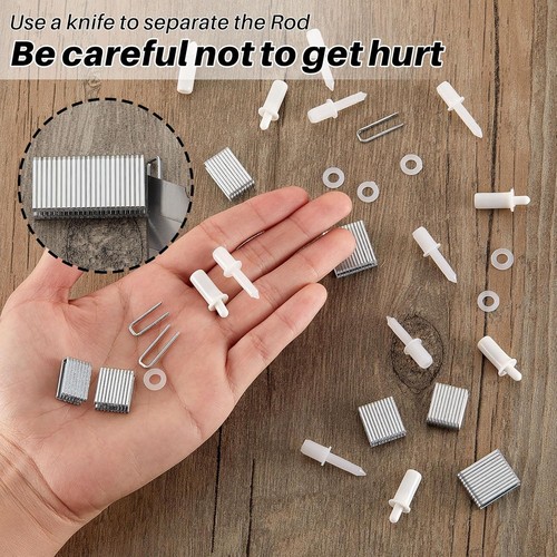 Jetec 125 Pieces Plantation Shutter Repair Kit Includes 85 Pcs Spring ...
