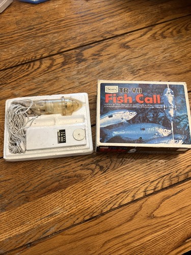 VINTAGE SEARS TR-VII FISH CALL 6 39247 in ORIGINAL BOX Sonic Wave ...