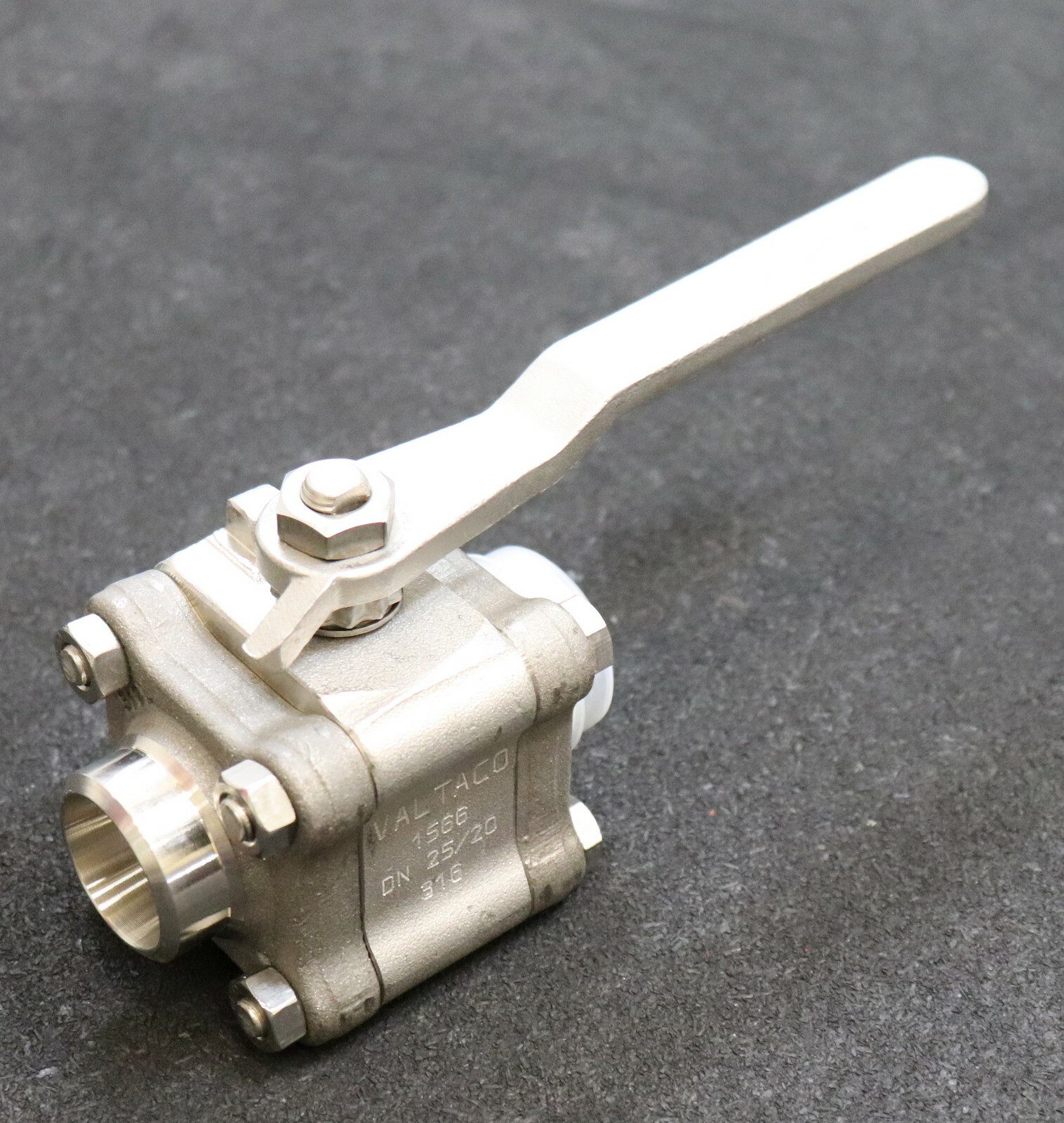 VALTACO Edelstahl-Kugelhahn DN25/20 PN100 mit Verstellhebel Typ 1566 | eBay