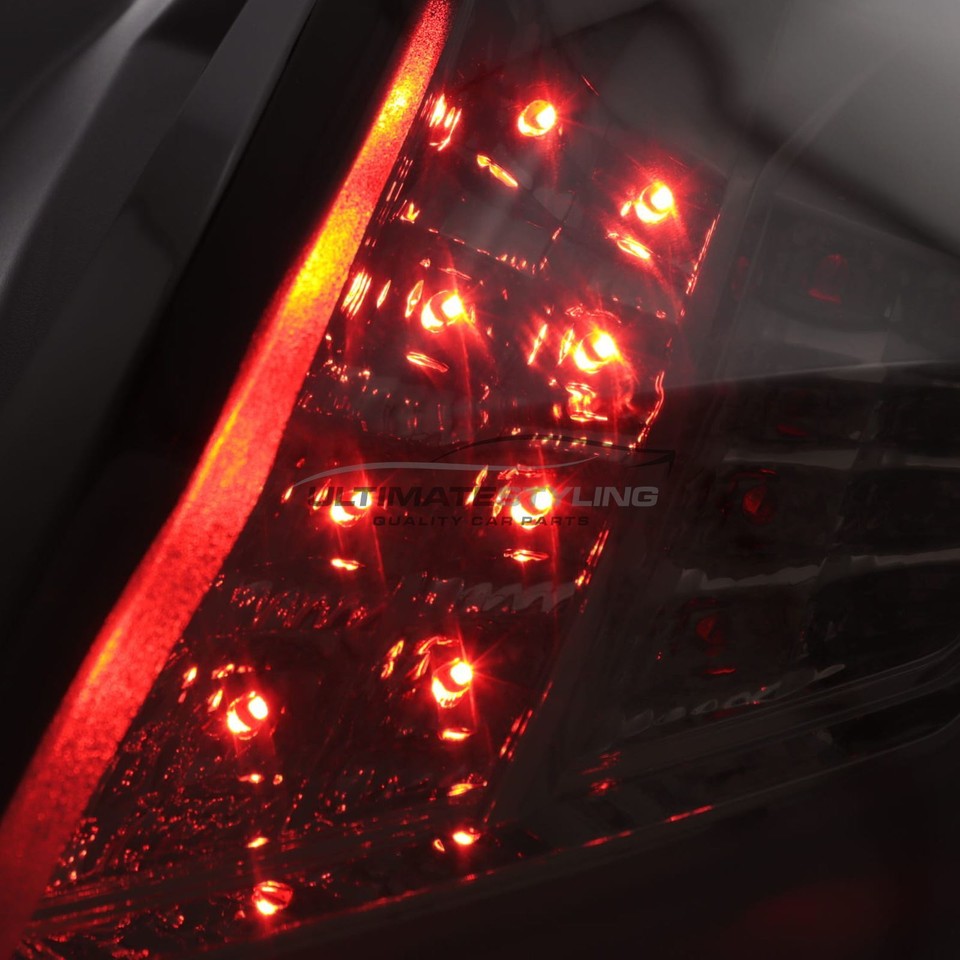 Ford Focus Rear Lights LED Smoked Upgrade Back MK3 2011-2014 RS Zetec ...