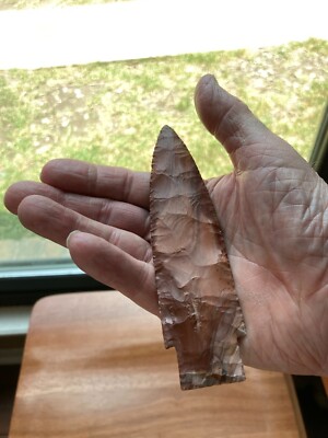 Firstview Point Banded Jasper Native American Arrowhead 5 1/8inch Missouri COA | eBay