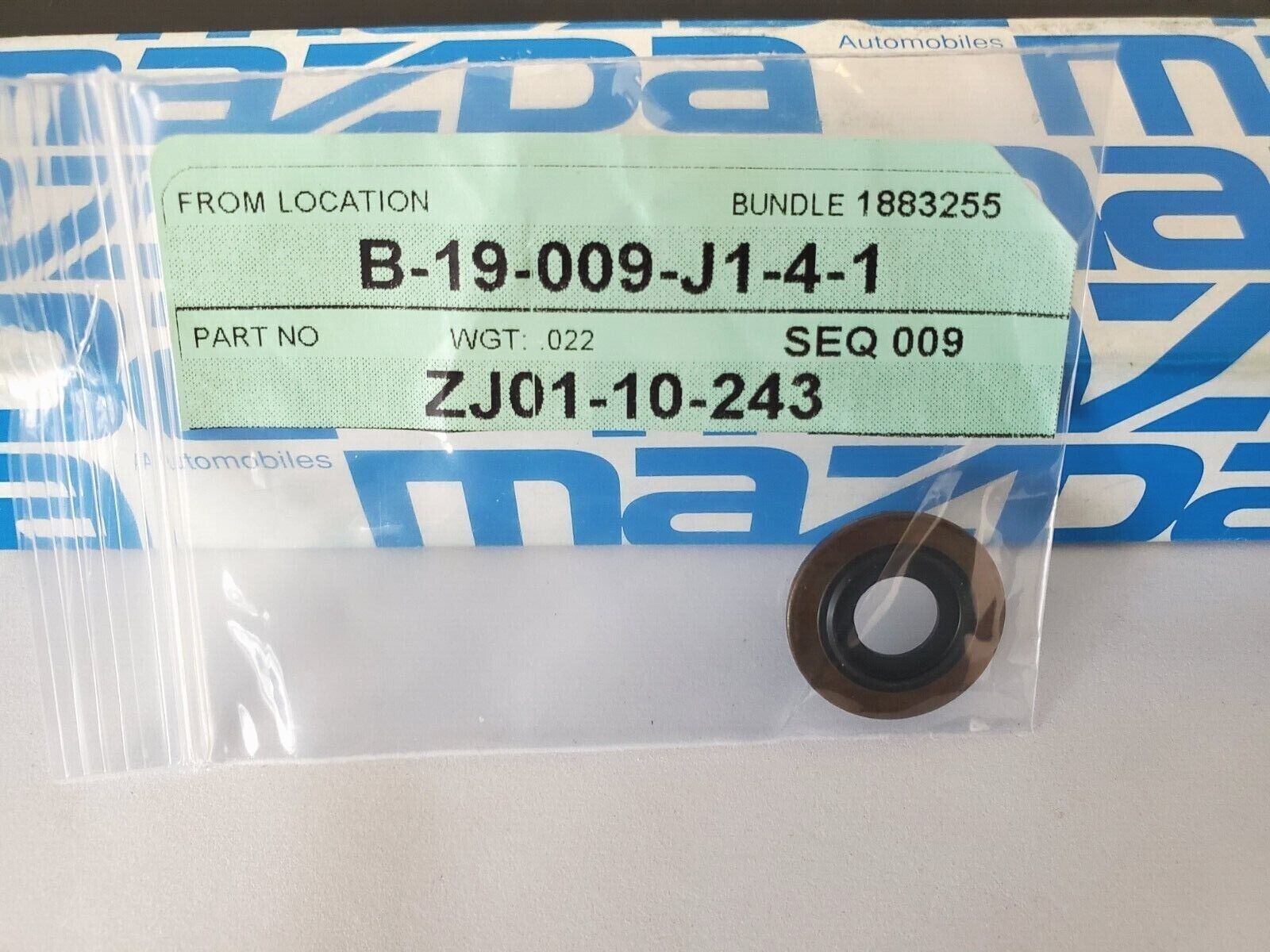 Mazda 2, 3, 6, CX30, CX-5 Timing Cover Sealing Washer # ZJ01-10-243 ...