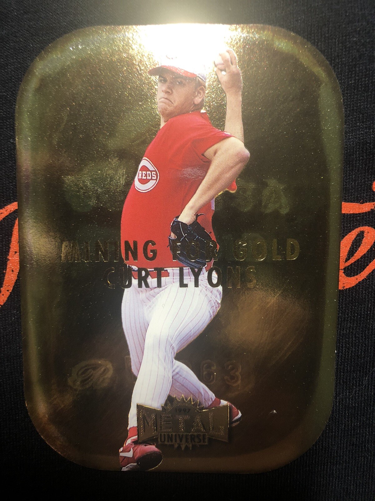 1997 Metal Universe - Curt Lyons - "Mining For Gold" Die Cut #7 of 10 ...