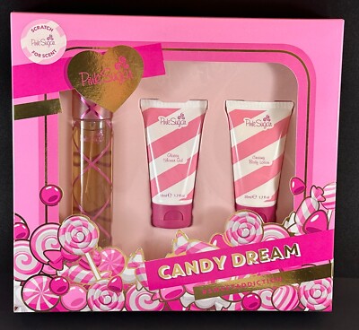 Pink Sugar Candy Dream 3 Pc Gift Set Eau de Toilette Spray Gel Lotion 1 ...