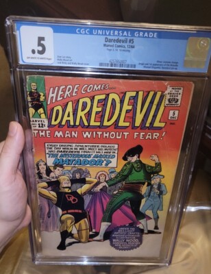 Daredevil #5 CGC .5 Origin & 1st Matador Key Appearance 1964 Classic ...