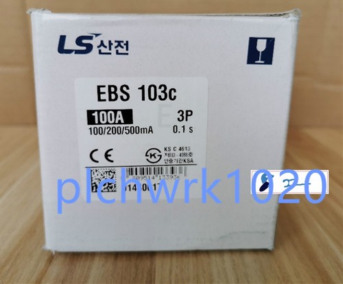 1 PCS NEW IN BOX LS ELCB leakage molded case circuit breaker EBS103C 100A #W9 | eBay UK