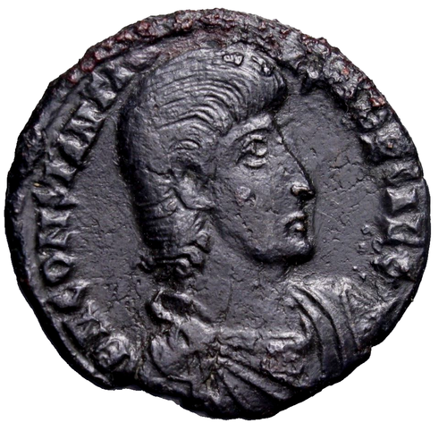 CONSTANTIUS GALLUS, Caesar. 351-354 AD. Æ 19mm Spearing Alexandria ...