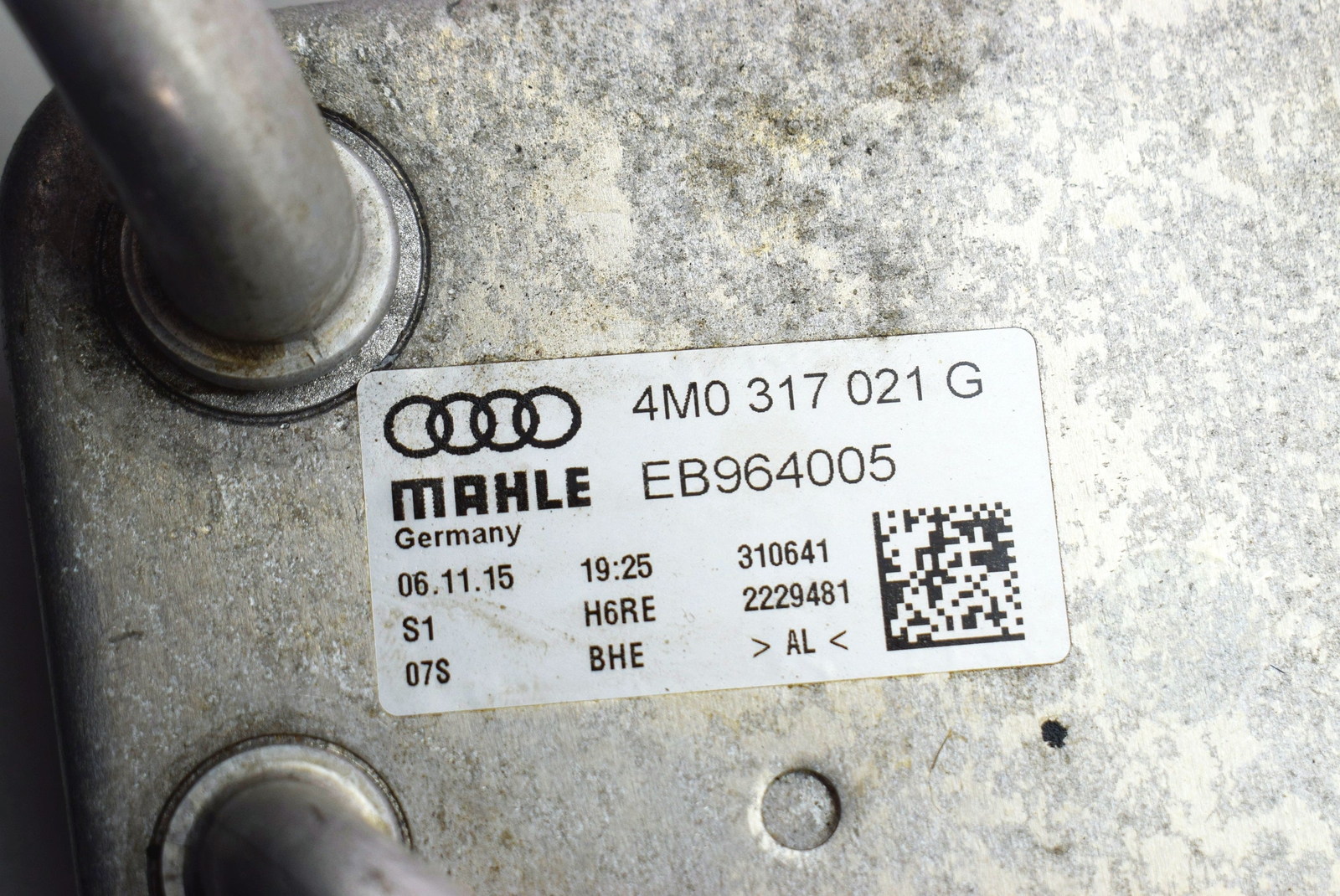 Original Audi Q7 4M S line Getriebeölkühler Kühler Öl Getriebeöl ...