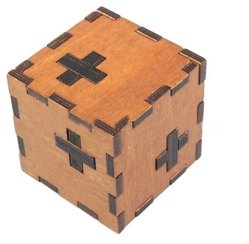 2024 Level 10 IMPOSSIBLE Puzzle! Secret Puzzle Box Toy Wood Cube Brain ...