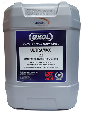 EXOL HYDRAULIC OIL 22, 20 LITRE, DIN 51524 PART 2 SPEC QUALITY ...