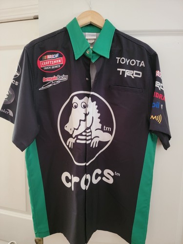 NASCAR CRAFTSMAN TRUCK SERIES PIT CREW SHIRT SIZE L - TOYOTA - GERMAIN ...