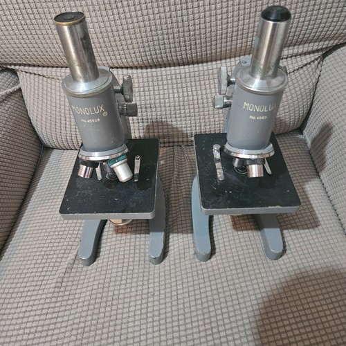 Vintage Monolux Microscope LAB 45631, 45528 mdl 6090- | eBay