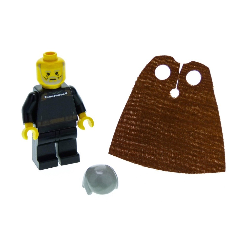 1x Lego Minifigure Star Wars B-Ware Used Count Dooku Cape Hair SW0060 ...
