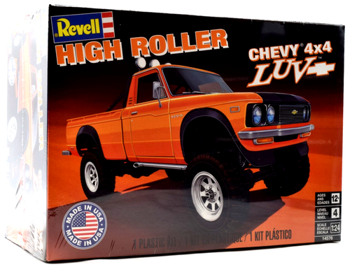 Revell Chevy Chevrolet LUV 4x4 Pickup "High Roller" 1/24 Model Car Kit ...