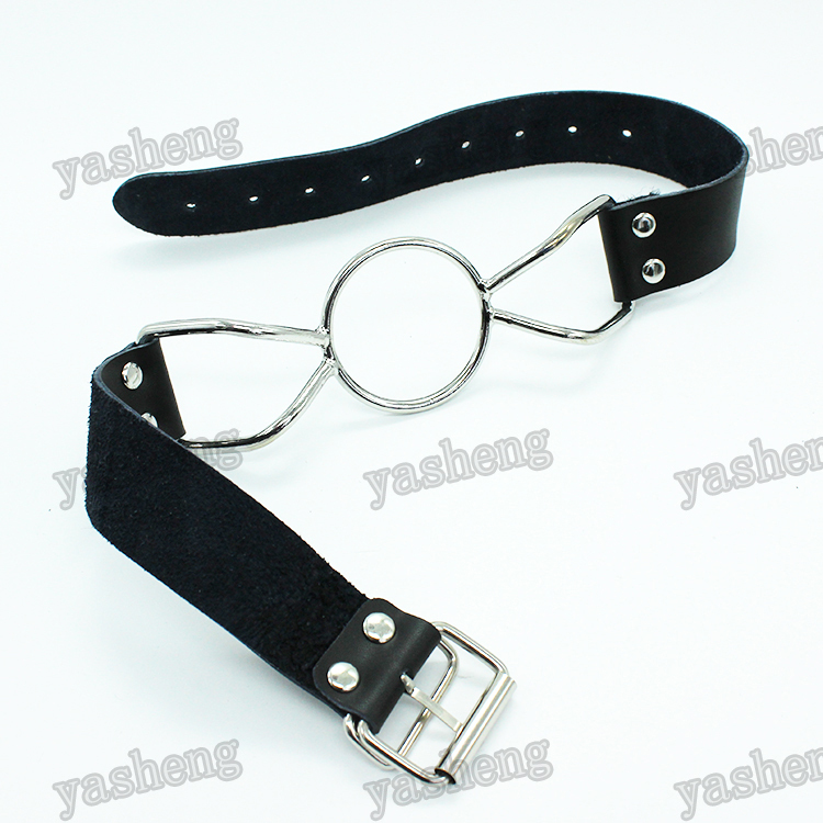 Quality Genuine Real Leather O Ring Open Mouth Ring | eBay