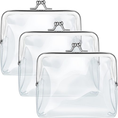 Clear Coin Purse Small Clear Wallet for Women 3 Pieces 726084728820| eBay