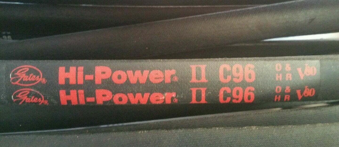 Gates Hi-Power II V-Belts C96 V80 Oil and Heat Resistant, 1 belt | eBay