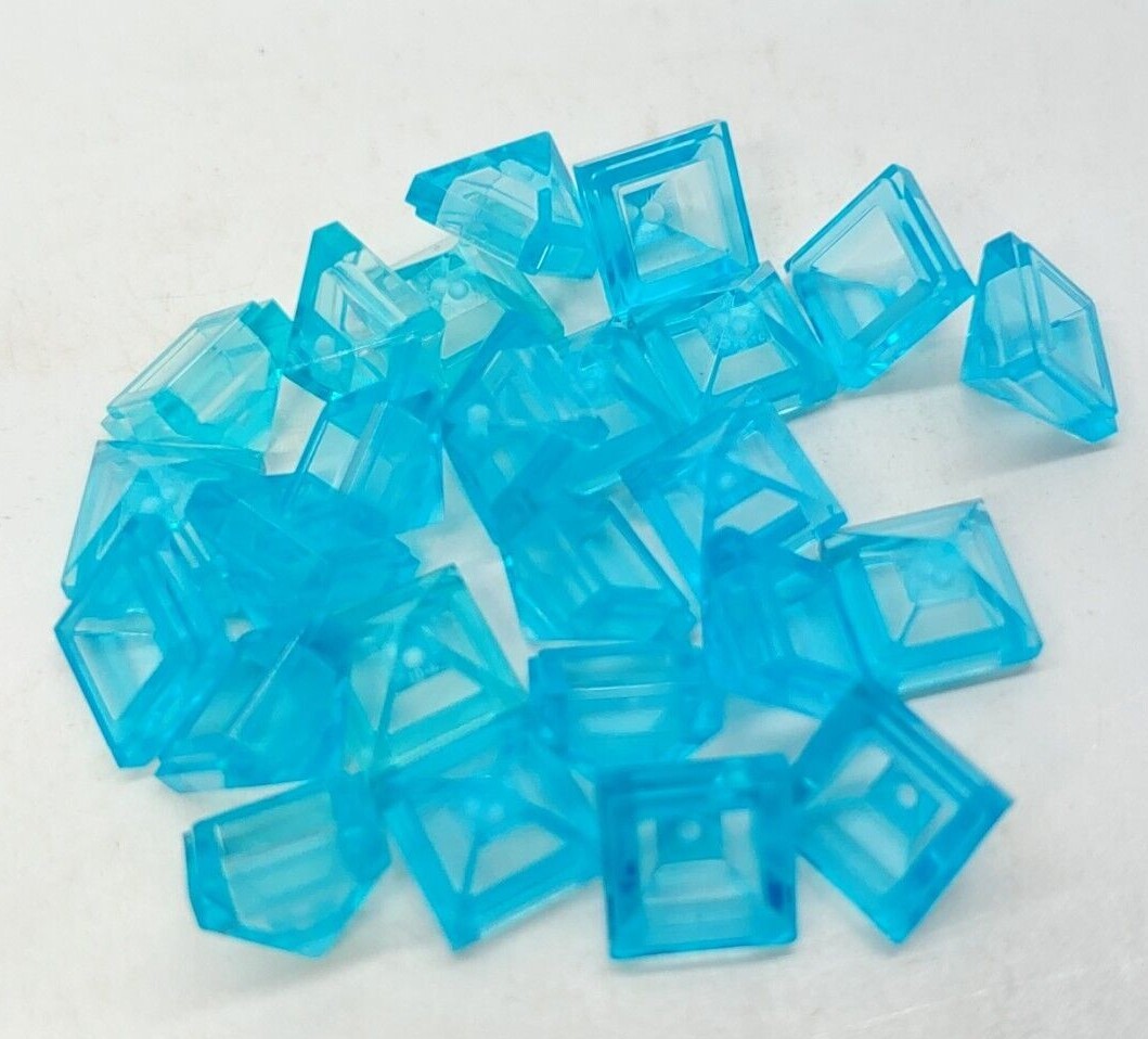 Lego Lot of 25 - 1 x 1 x 2/3 Tile Pyramid 45 Slope 22388 Choose Your ...