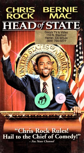 HEAD OF STATE- Chris Rock, Bernie Mac VHS LN 678149066531| eBay