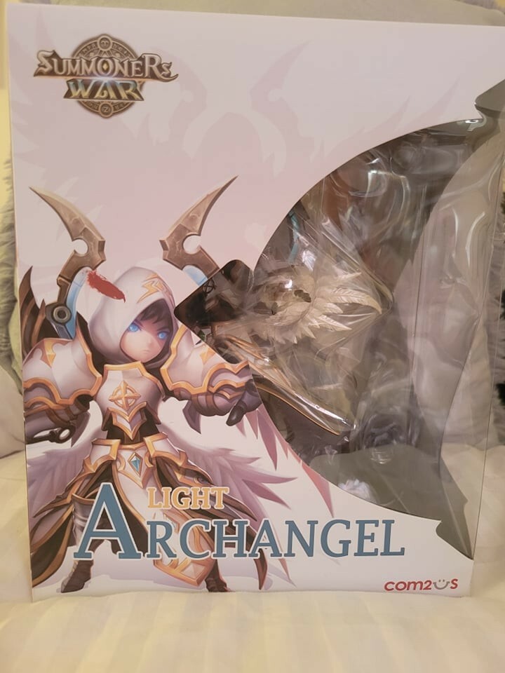 Summoners War Light Archangel Artamiel Figure Limited Rare | eBay