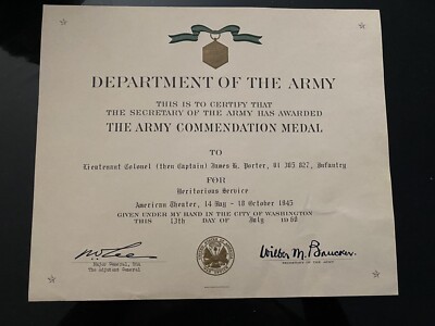 AIRBORNE 555 TRIPLE NICKELS 555th Parachute Infantry Award LC James H ...