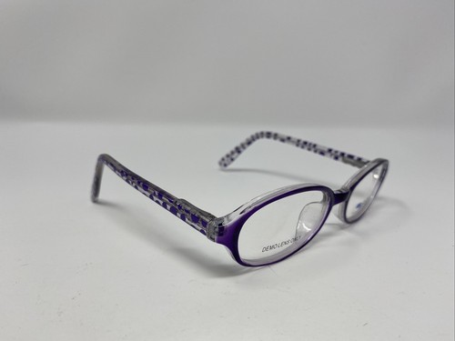 LANTIS OPTICAL Eyeglasses Frame L8015 PRP HM 45-16-126 Purple/Crystal ...
