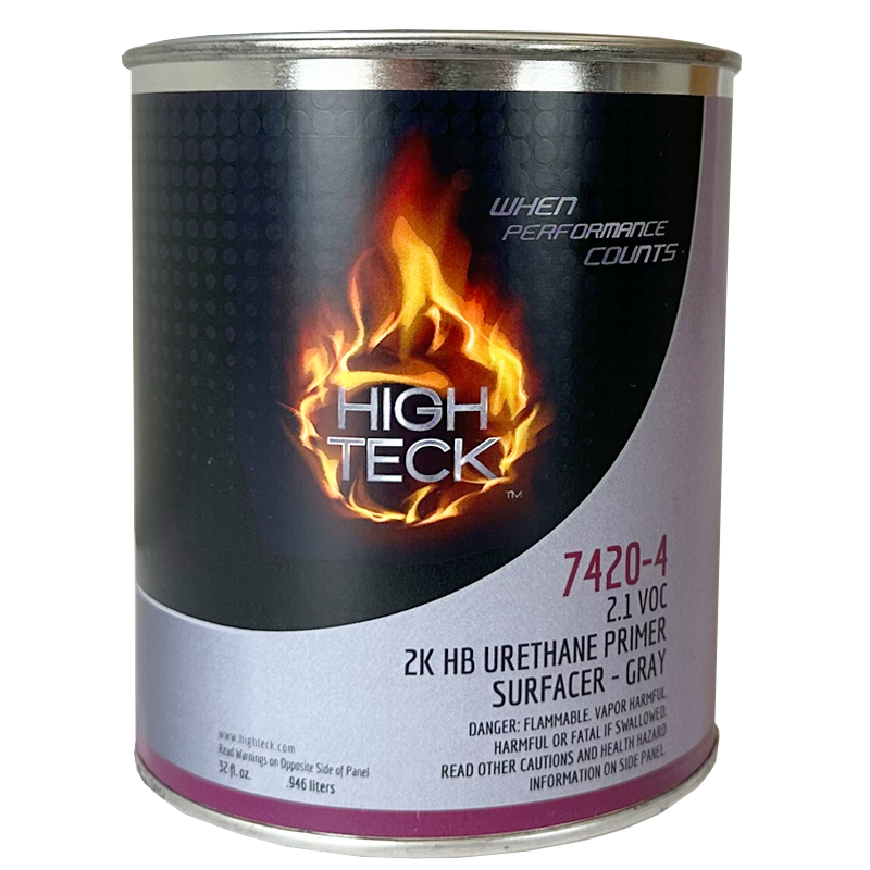 High Teck 2K HB Primer/Sealer/DTM/ Qt or Gal Kit Gray, Buff, White ...