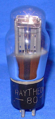 Good Raytheon Type 80 4 Pillar Rectifier Vacuum Tube | eBay