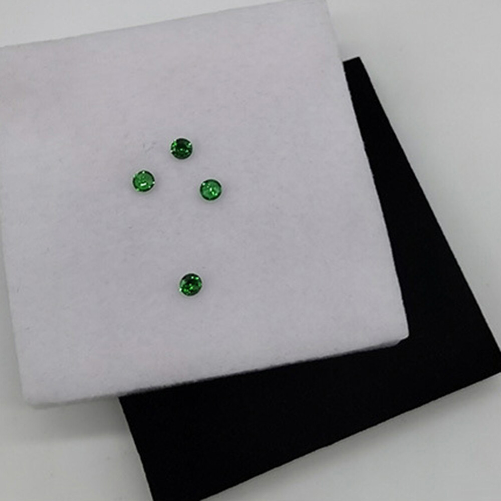 Loose Diamond Leather Storage Gem Glass Lid Gemstone Gems Display ...