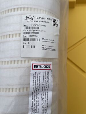 Lot Of 4 Pall Corporation Filter Element Ultipleat High Flow ...