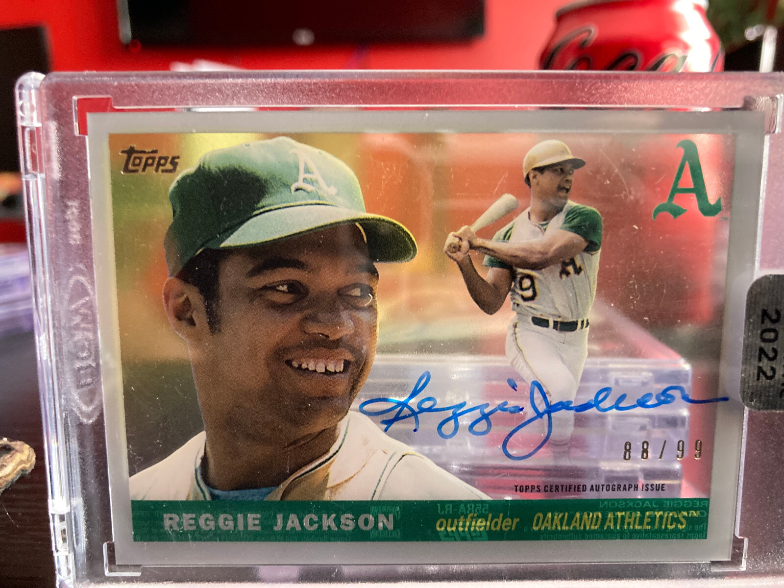 2022 Topps Clearly Authentic Reggie Jackson Auto #'d/99 | eBay