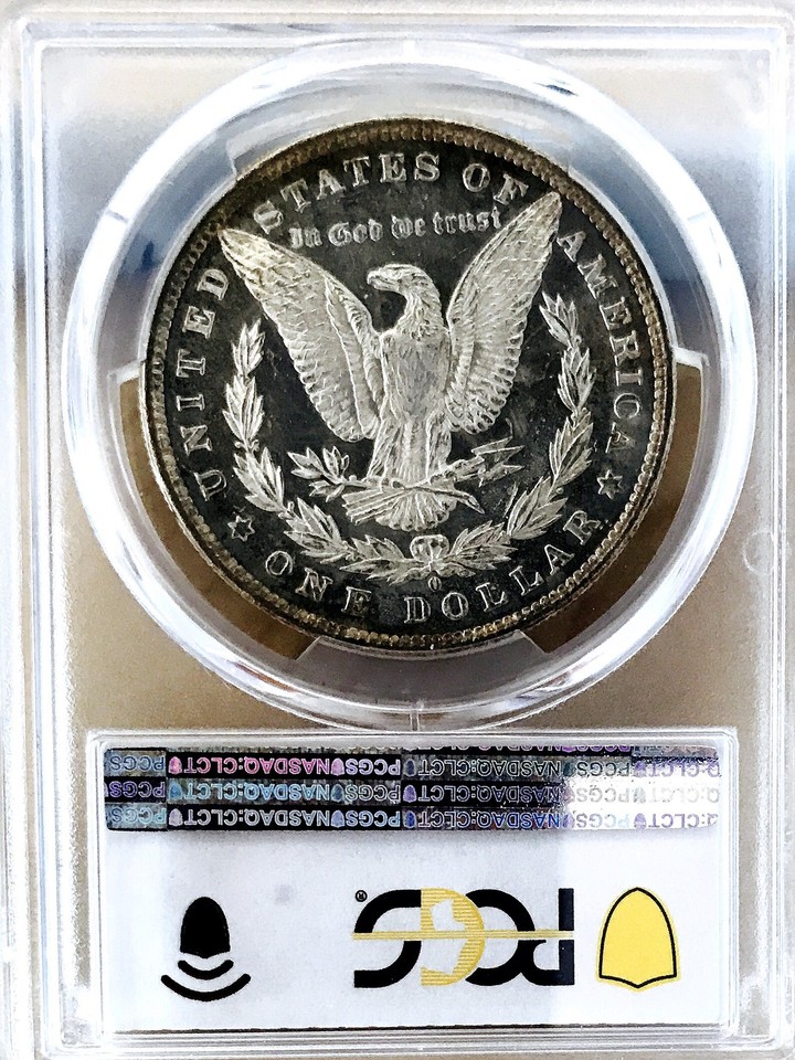 1884 O/O MORGAN DOLLAR PCGS MS65PL HUGE CAMEO! LOOKS DMPL$$ CLEAN CHEEK ...