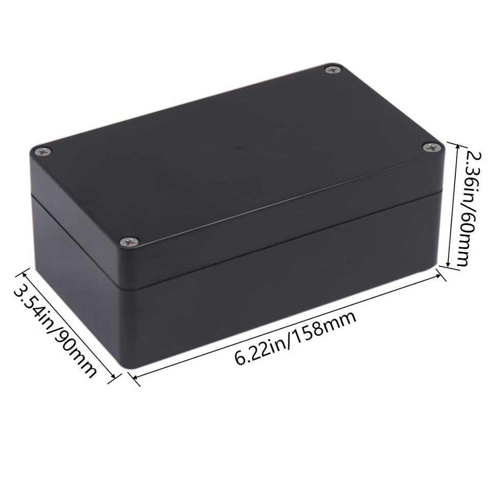 Project Box ABS Plastic Black Electrical Boxes IP65 Waterproof DIY ...