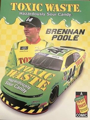 2025 BRENNAN POOLE "TOXIC WASTE SOUR CANDY" #44 NASCAR XFINITY SERIES ...