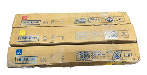 3 Toner cartridge Lexmark/KONICA MINOLTA CS-920 magenta cyan yellow lot ...