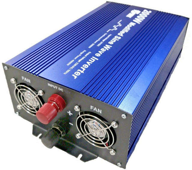 Spark 3000w (6000w Peak) 3000 Watt 12v AC 240v Pure Sine Wave Power ...