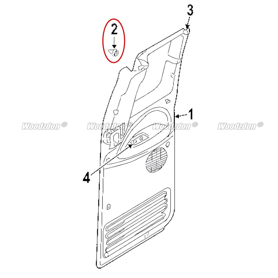 25x Interior Door Trim Plastic Panel Retainers Clips For Ford SUV ...