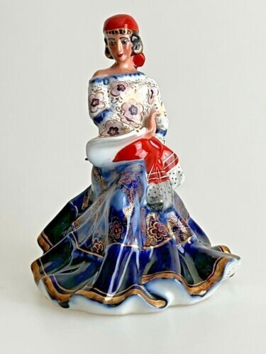 DANCER "GYPSY AZA" FIGURINE BY WELL KNOWN UKRANIAN SCULPTOR VALENTINA ...
