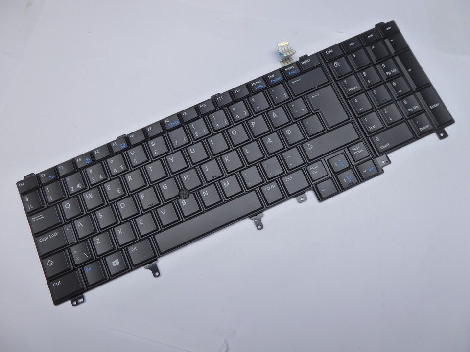 Dell Precision M4800 ORIGINAL Keyboard dansk Layout!! 05HX99 #4900 | eBay