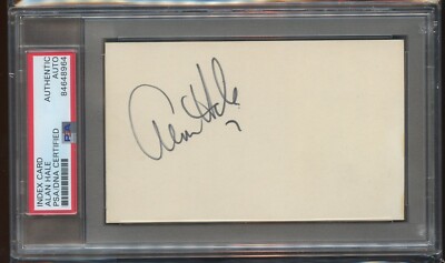 Alan Hale Jr signed autograph Vintage 3x5 The Skipper Gilligan's Island ...