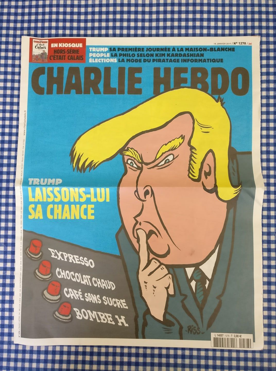 CHARLIE HEBDO DONALD TRUMP!!! 1278 rare - 18.01.2017 | eBay