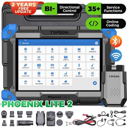 Newest TOPDON Phoenix Lite 2 Cloud-Based Coding Car Diagnostic Tool Bidirection 850028162767| eBay