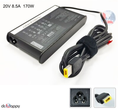 Slim 170W Adapter Power for Lenovo ThinkPad P16 Gen 2 Laptop 20V 8.5A ...