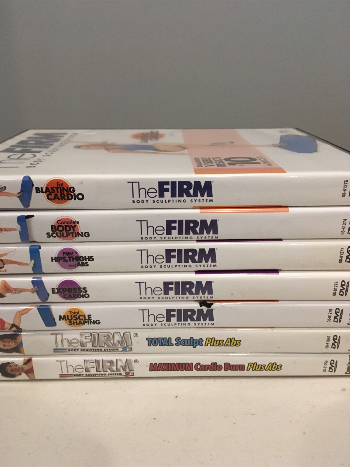 The Firm Exercise Cardio Workout Body Sculpting Fat Burning DVD Set Lot ...