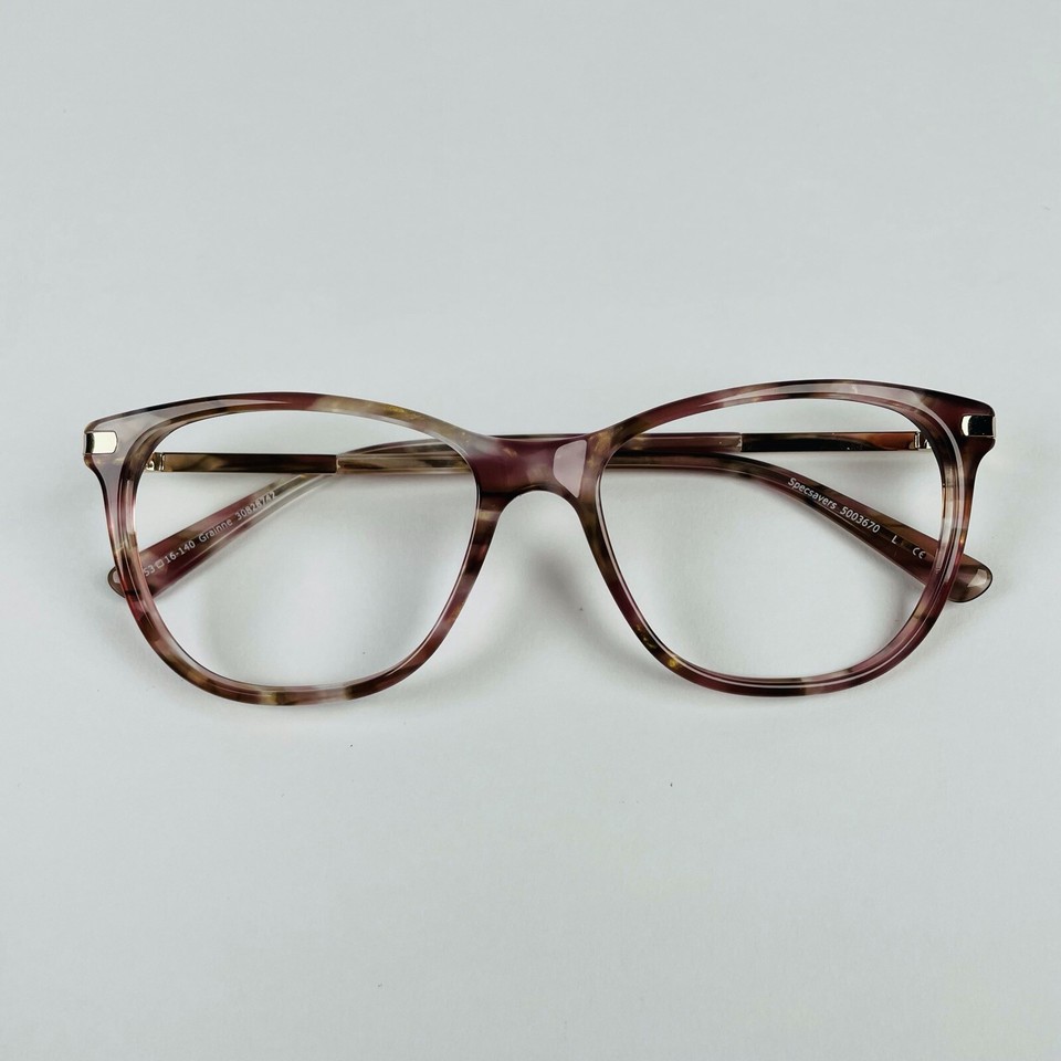 SPECSAVERS eyeglasses MOTTLED PINK CATS EYE glasses frame MOD: GRAINNE ...