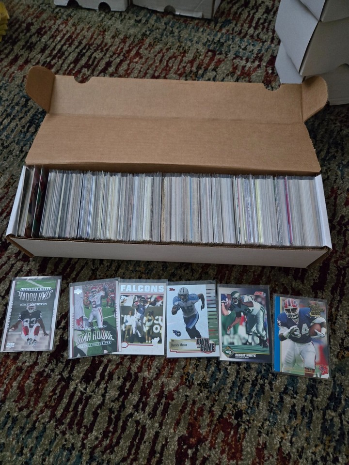Huge Massive Sports Card Lot Over 8,OOO Cards Stars, Rookies ...