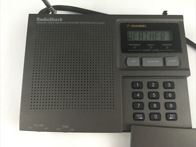 Radio Shack 12-250 7-Channel Digital NOAA Weather Radio Alert System ...