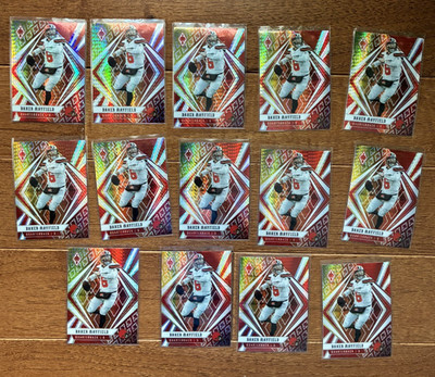 2020 Phoenix Fire Burst Football Lot of 14 #58 Baker Mayfield Cleveland ...