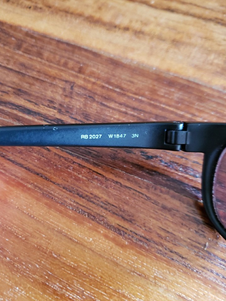 Ray Ban Predator 2 RB 2027 W1847 Matte Black Sunglasses FRAME ONLY w ...